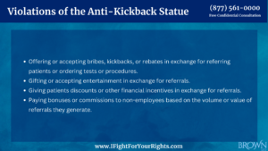 Anti-Kickback Statute vs. The Stark Law - Brown, LLC