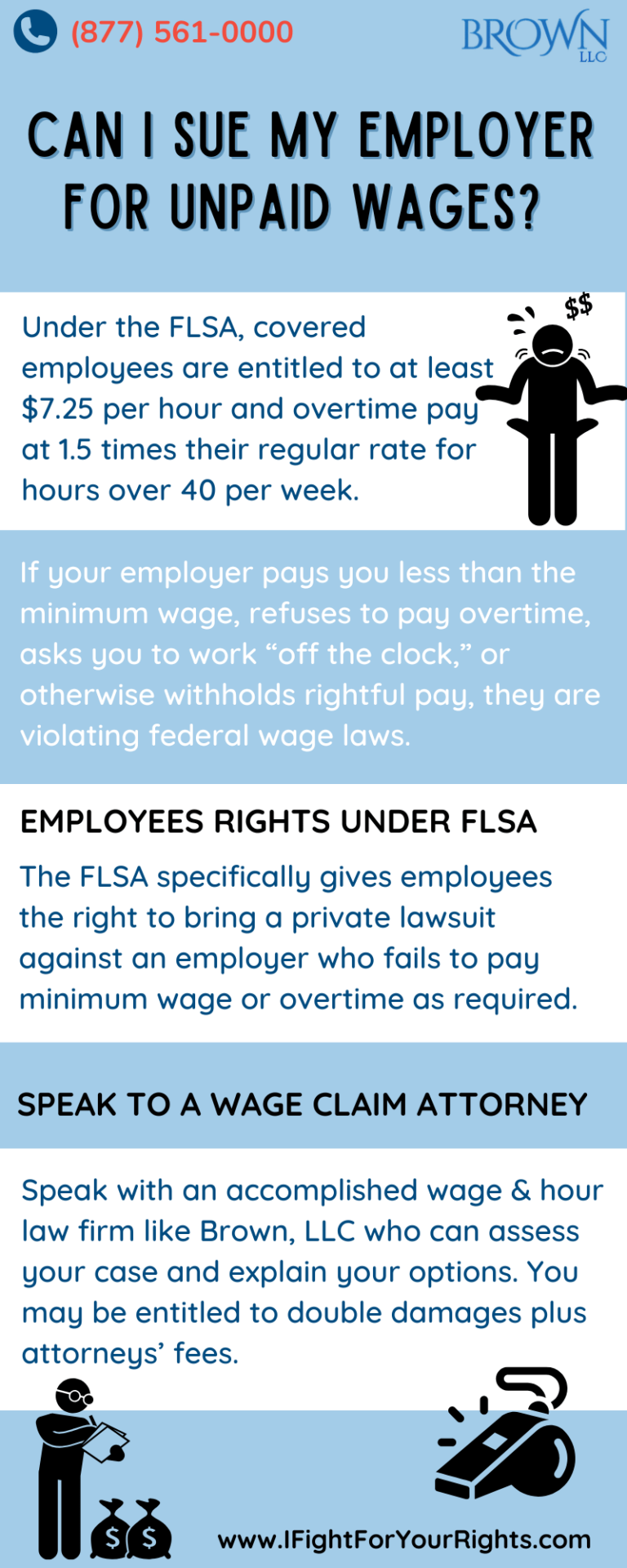 Can I Sue My Employer for Unpaid Wages? Here’s How - Brown, LLC