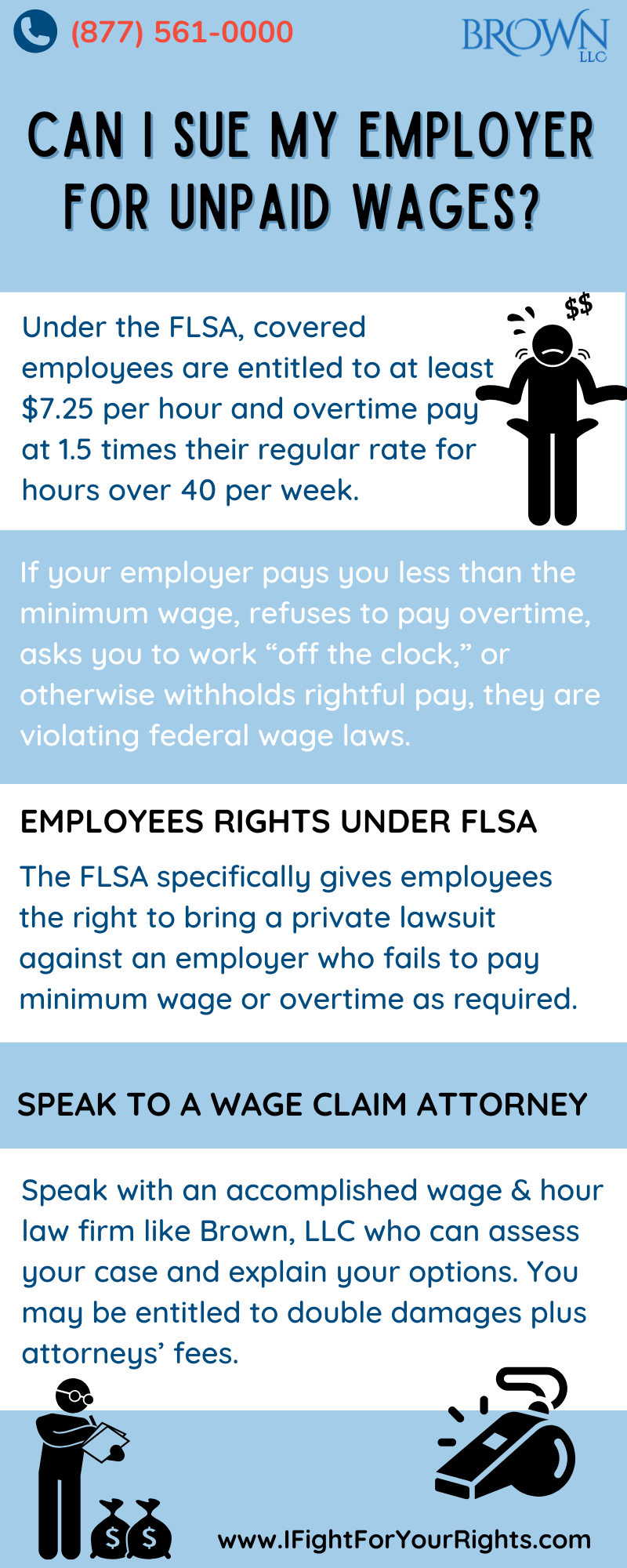 Can I Sue My Employer for Unpaid Wages? Here’s How - Brown, LLC